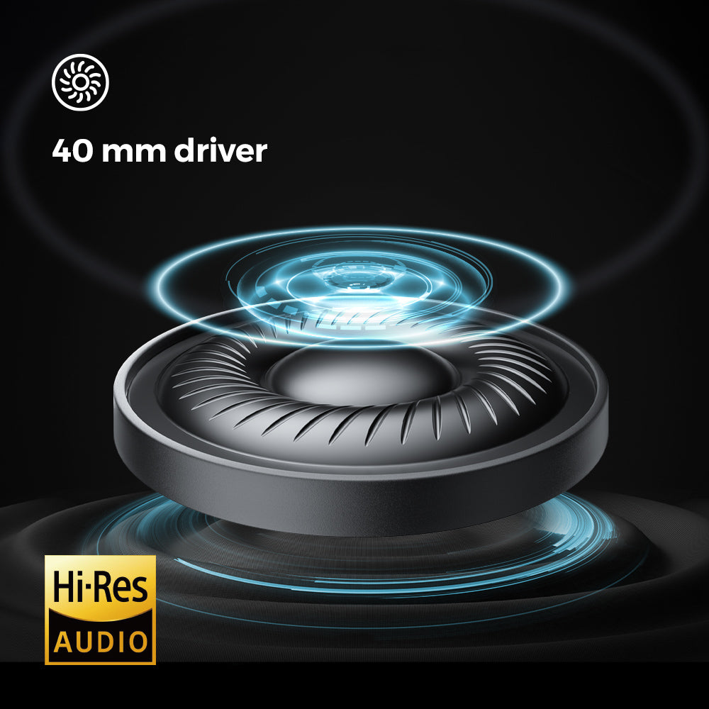 Space Over-Ear ANC Headphones with Long Battery Life – SOUNDPEATS