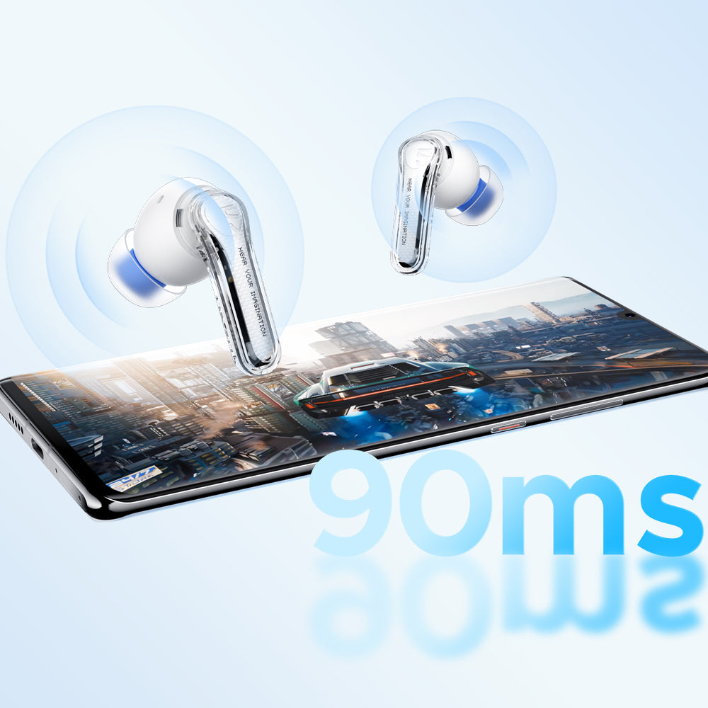 SoundPEATS Clear Transparent In-ear Wireless Earbuds – SOUNDPEATS