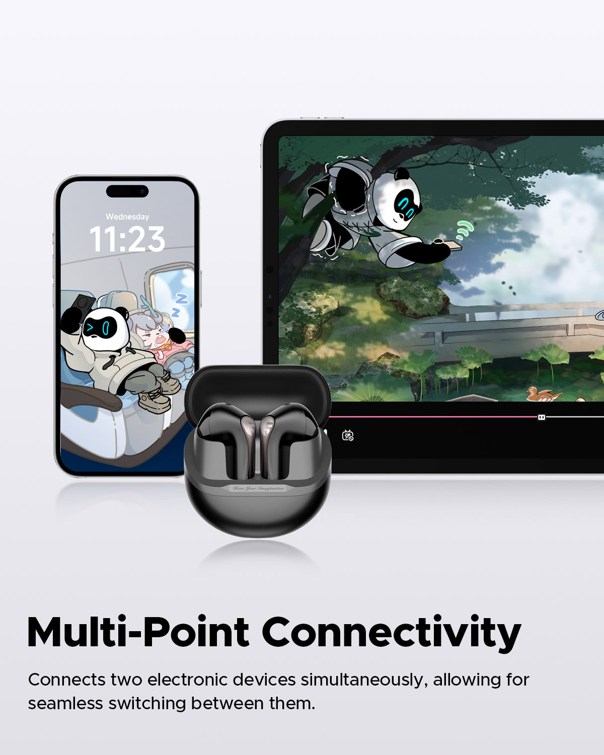 Air5 Semi-In-Ear aptX Adaptive Lossless Wireless Earbuds – SOUNDPEATS