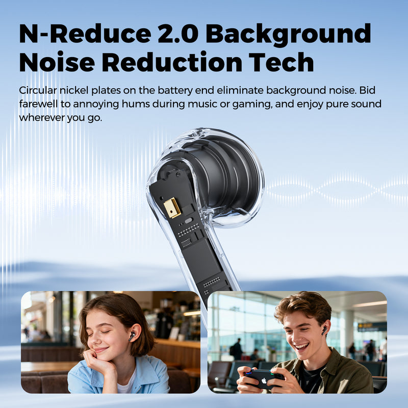 Air6 HS Semi-In-Ear Earbuds | Hi-Res LDAC, 13mm Driver, 45H Battery ...